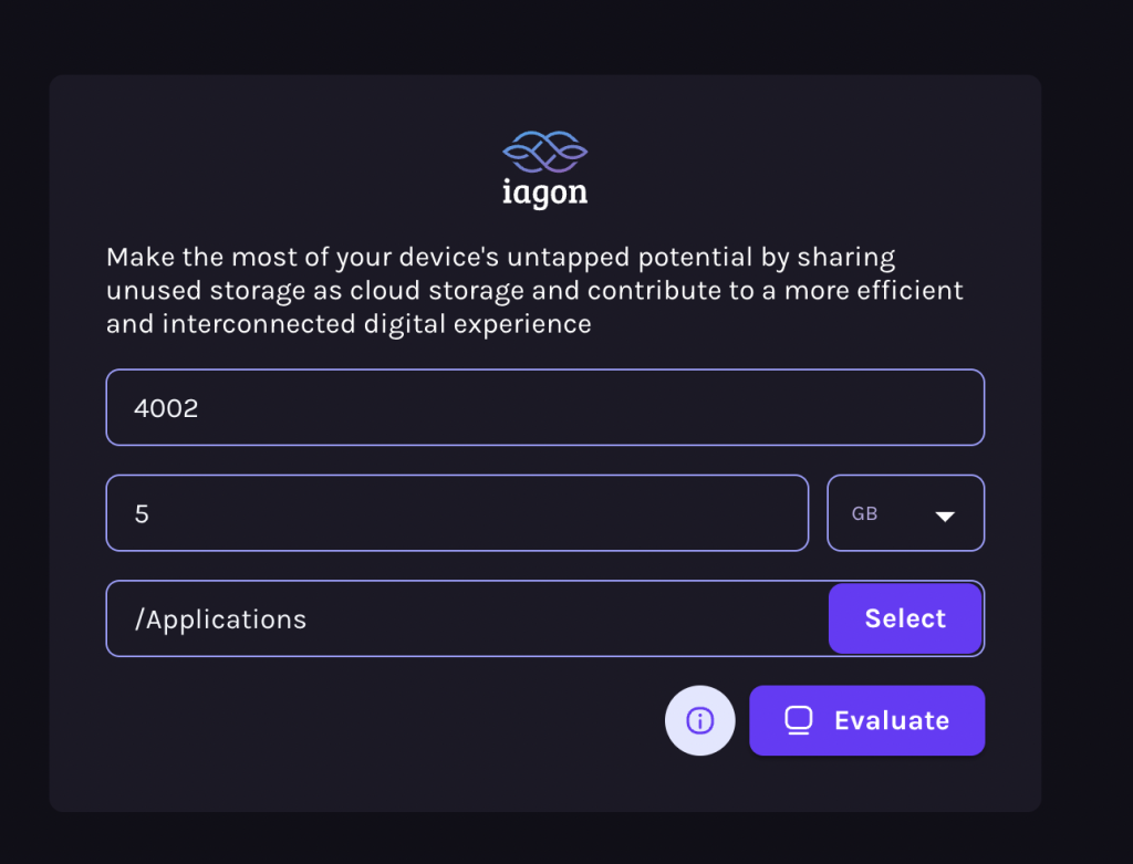 IAGON Storage Resource Provider Desktop Node Test Setup Steps & Preview ...
