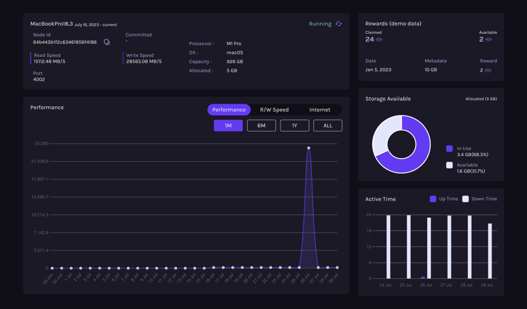 IAGON Storage Resource Provider Desktop Node Test Setup Steps & Preview ...